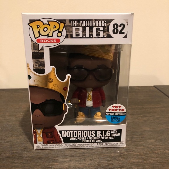 Funko | Other | Funko Pop 82 Notorious Big With Crown Toy | Poshmark